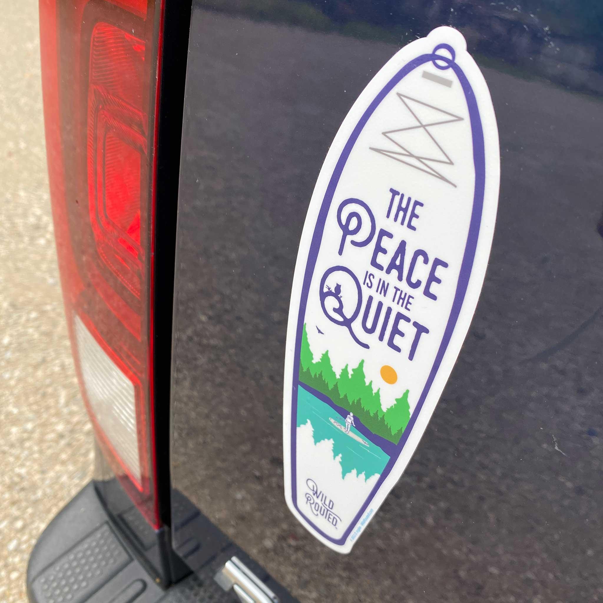 Paddle Board Vinyl Sticker – Wild Routed